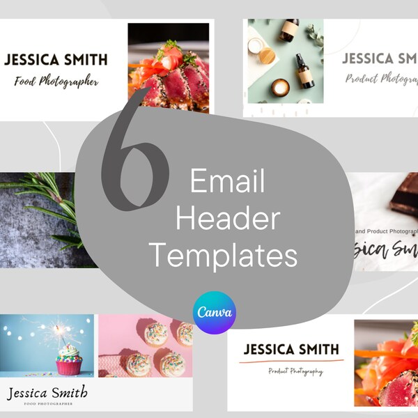 Canva Header Template - Etsy