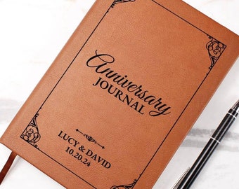 Our First Year Together Journal - Custom Couples Memory Book, Paper ...