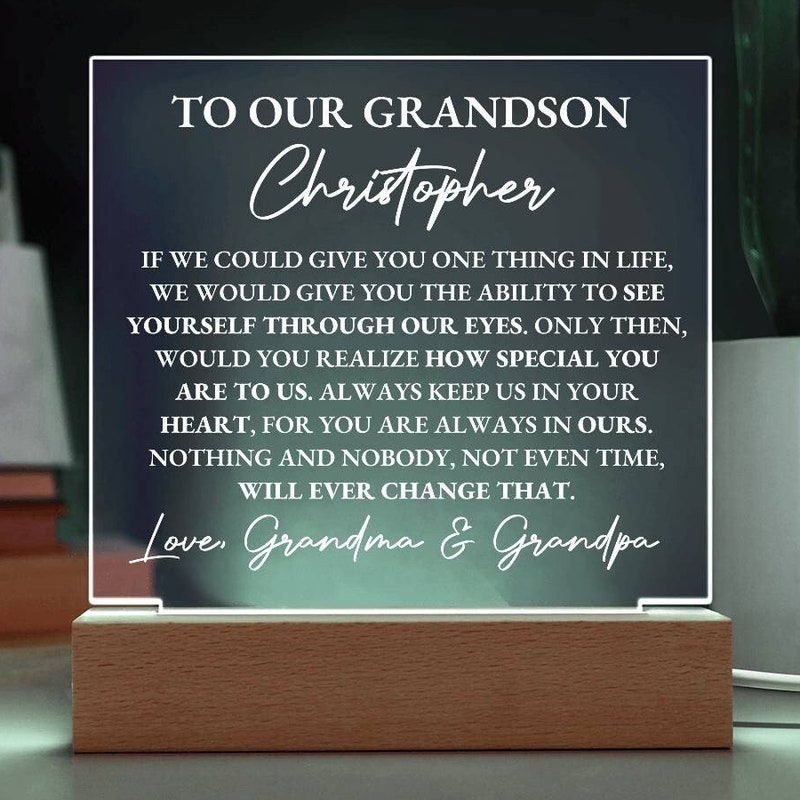 Grandson Sign in Frame - Etsy