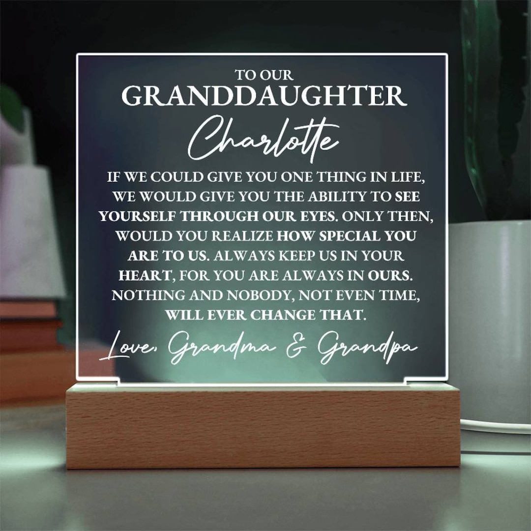 Our Granddaughter Gift - Special You Are to Us Personalized Custom ...