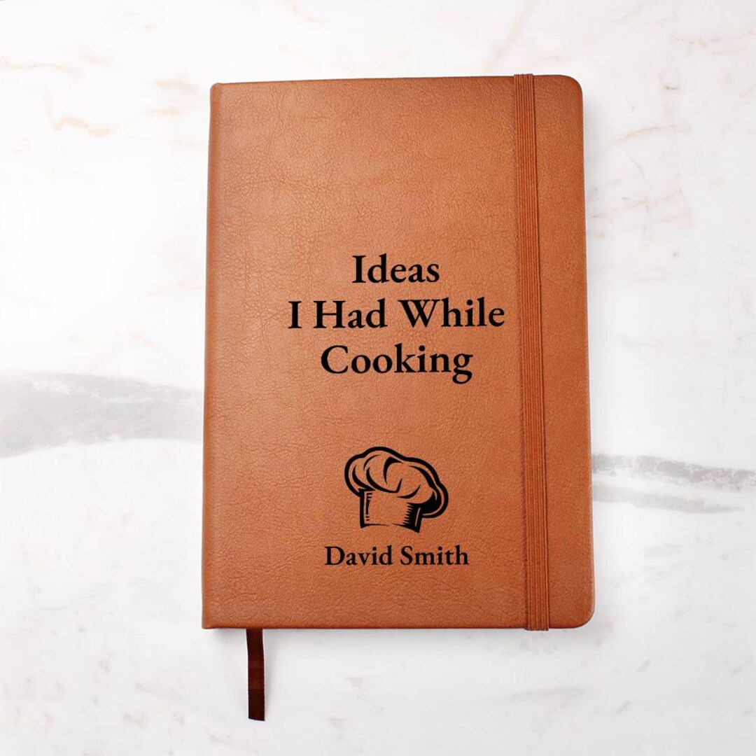Personalized Cooking Gift Custom Journal Notebook - for Chef, Cooking ...