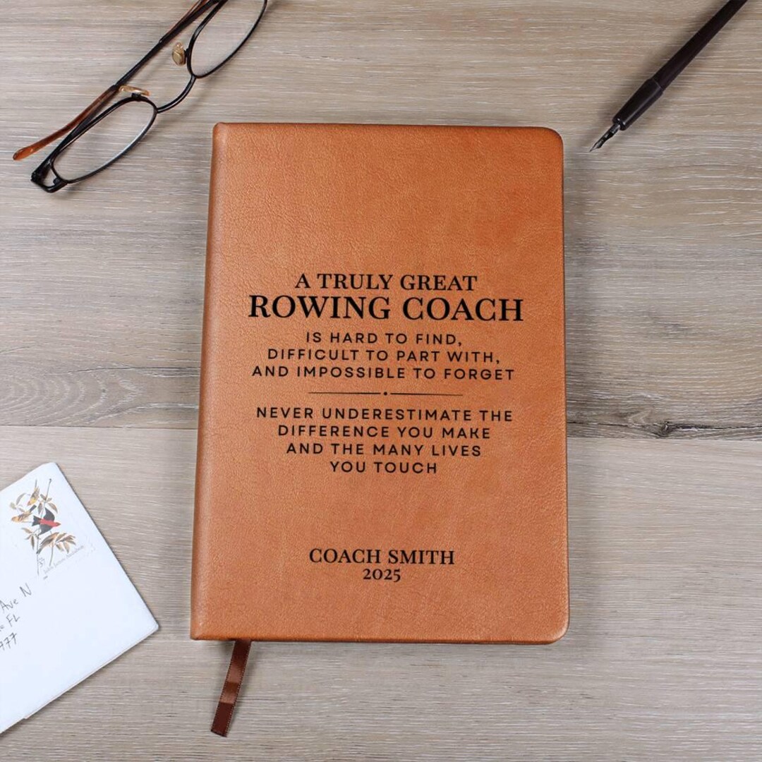 Rowing Coach Thank You Gift Personalized Journal Notebook ...
