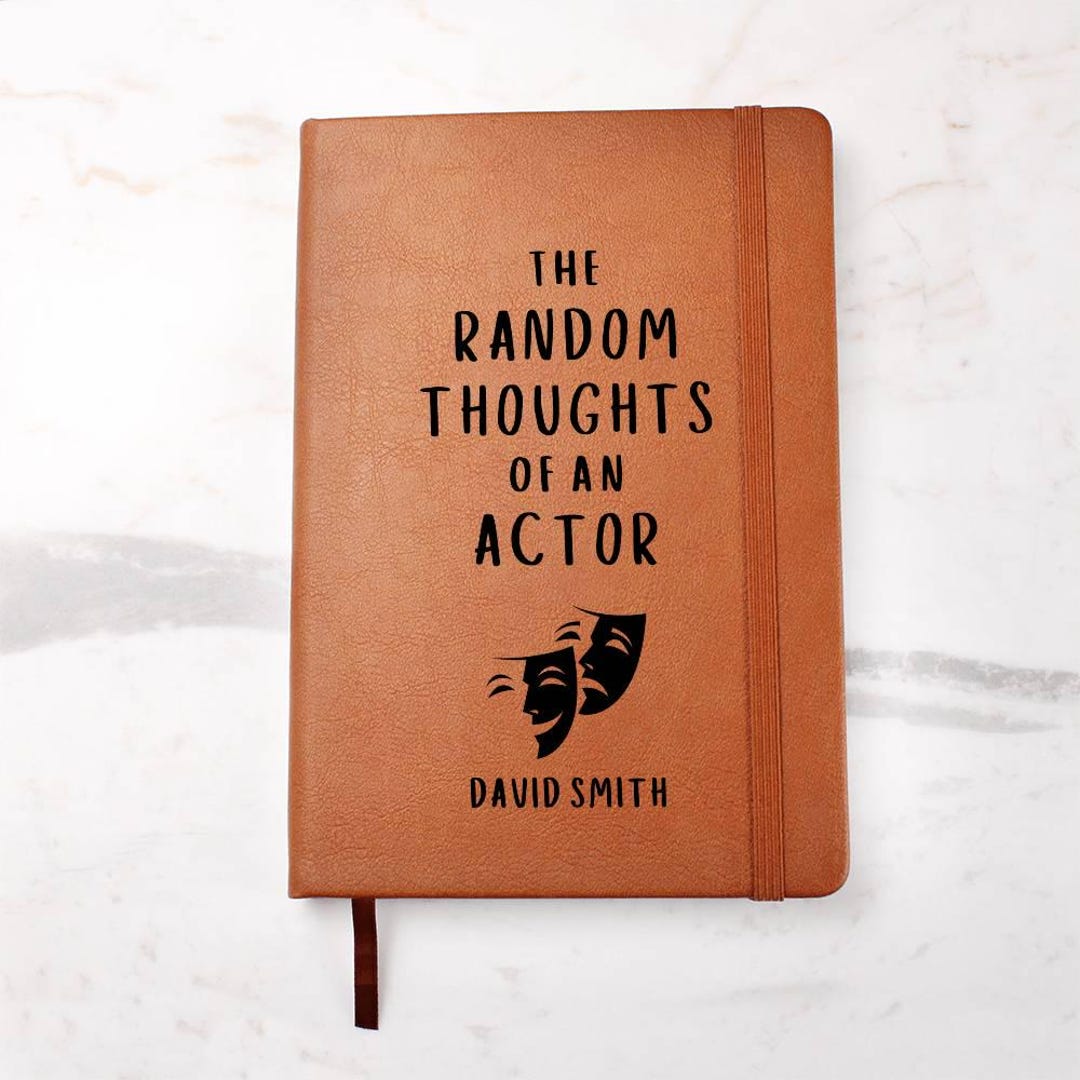 Funny Actor Gift Personalized Custom Journal Notebook - Acting School ...