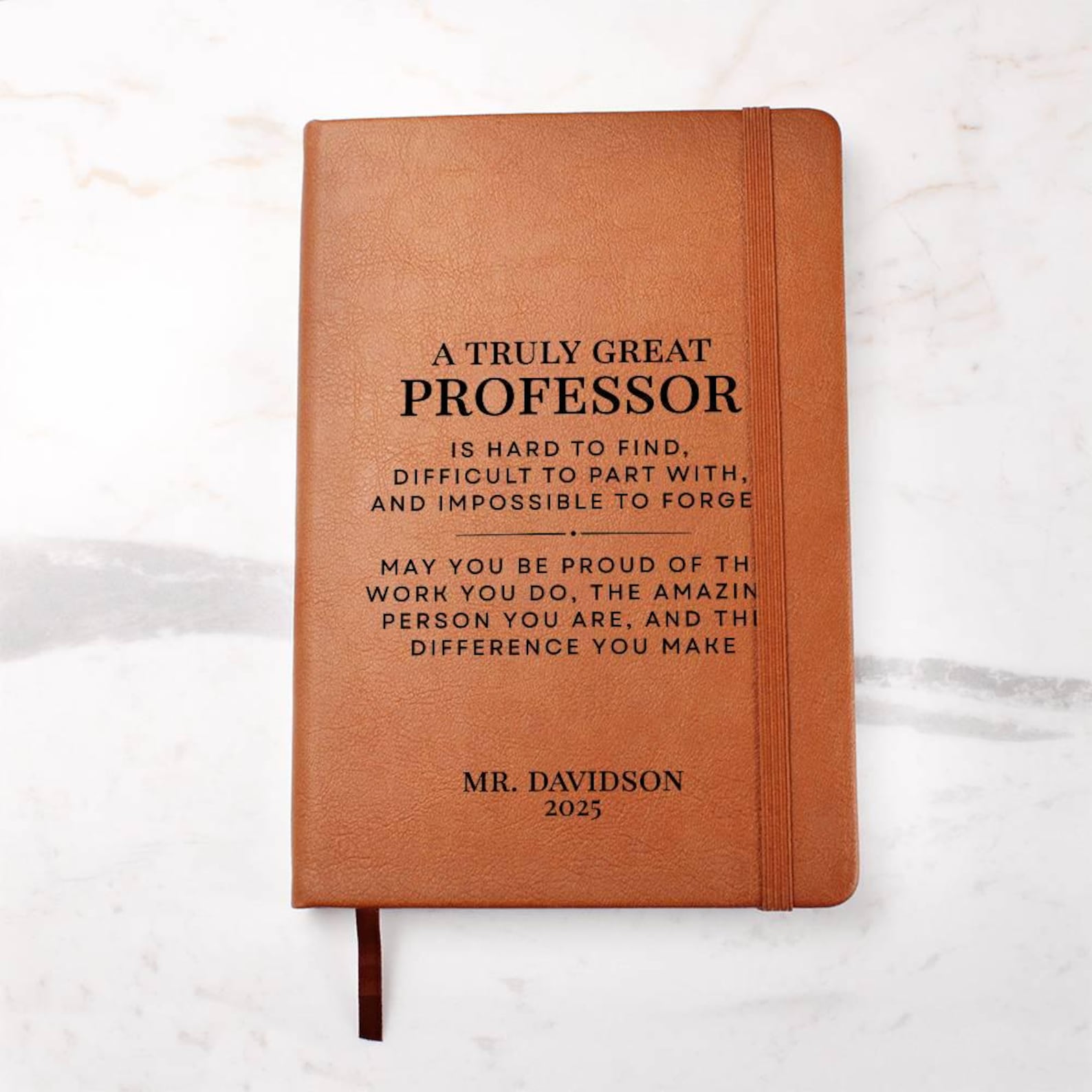 Professor Gift Personalized Journal Notebook - Professor Appreciation ...