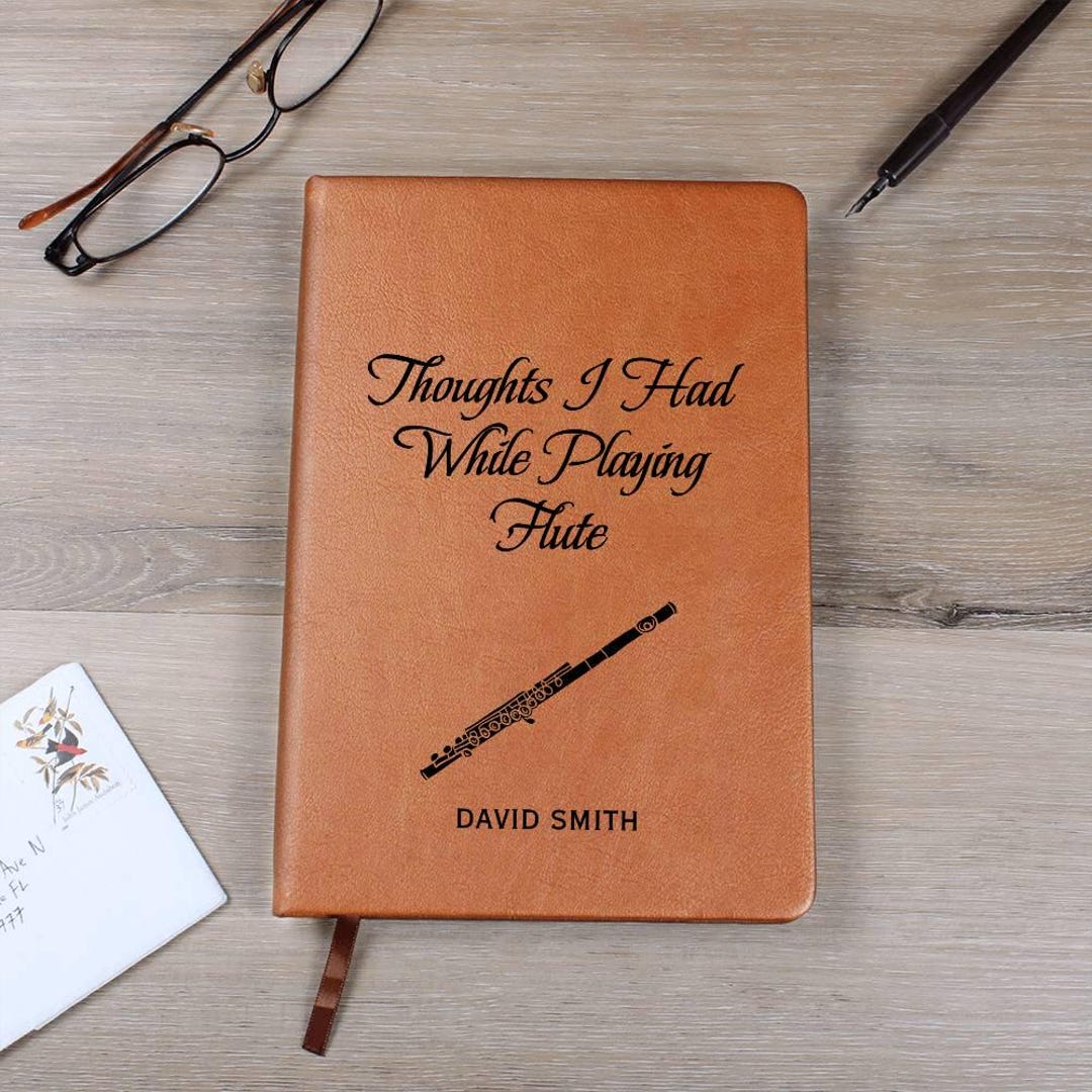 Flute Player Gift Personalized Journal Custom Notebook - for Flutist ...