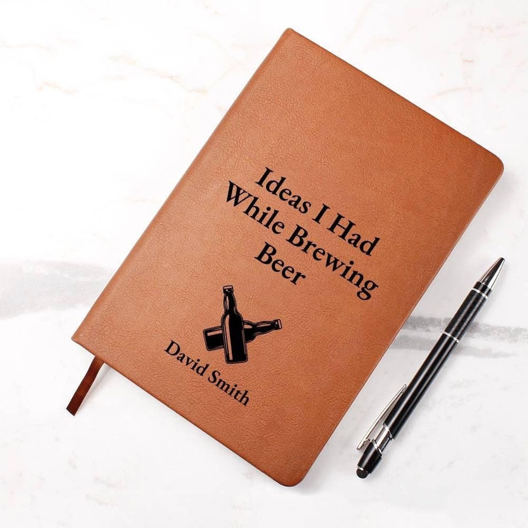 Personalized Beer Brewing Gift Custom Journal Notebook - Beer Brewer ...
