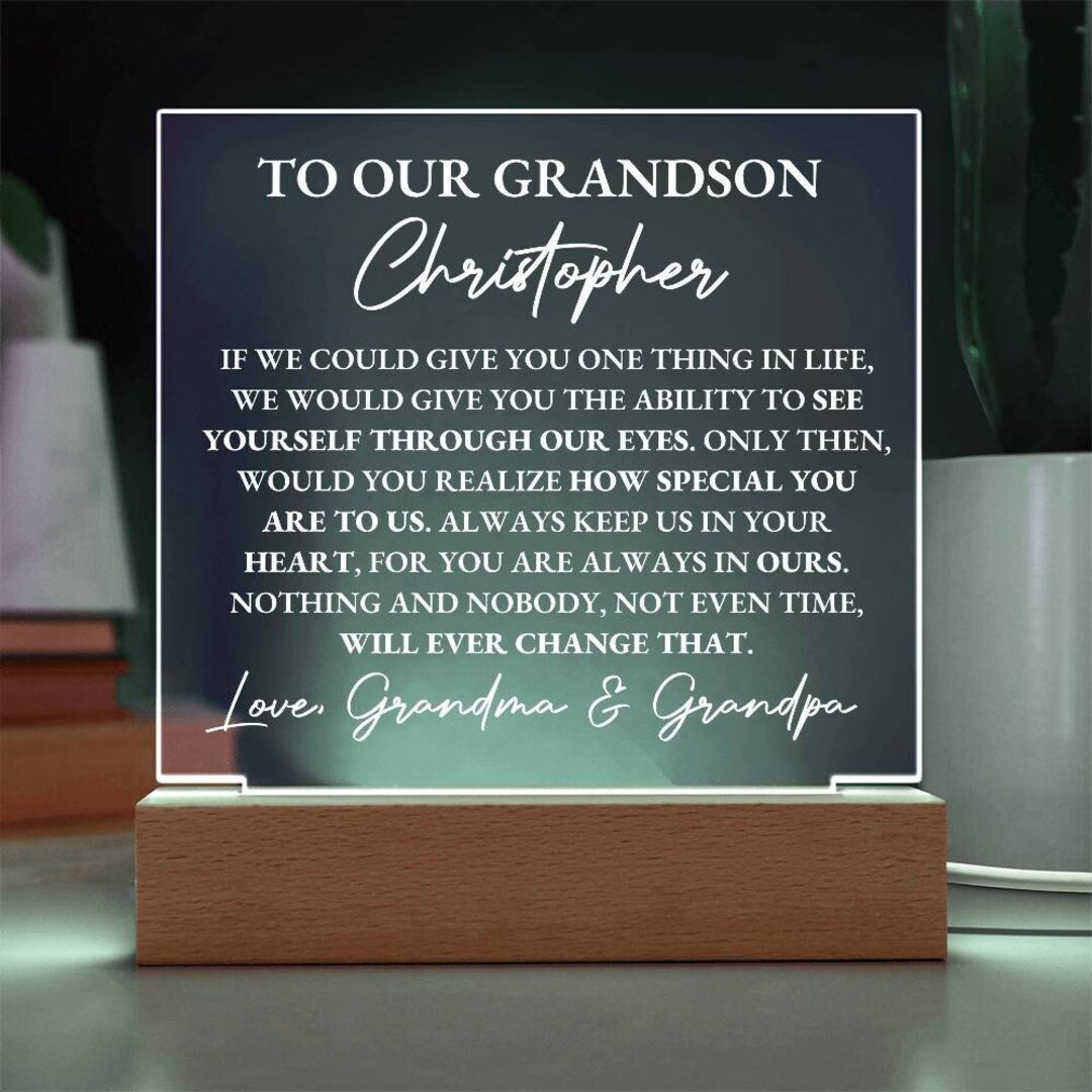 To Our Grandson Gift - Special You Are to Us Personalized Custom ...