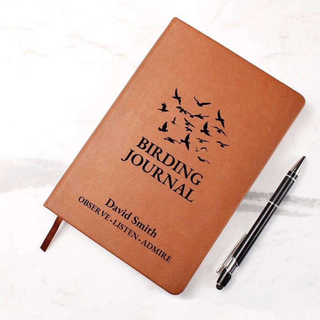 Birdwatching Gift Personalized Custom Journal Notebook - Birding Gift ...