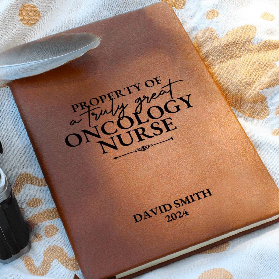 Oncology Nurse Gift Personalized Custom Journal Notebook - Thank You ...