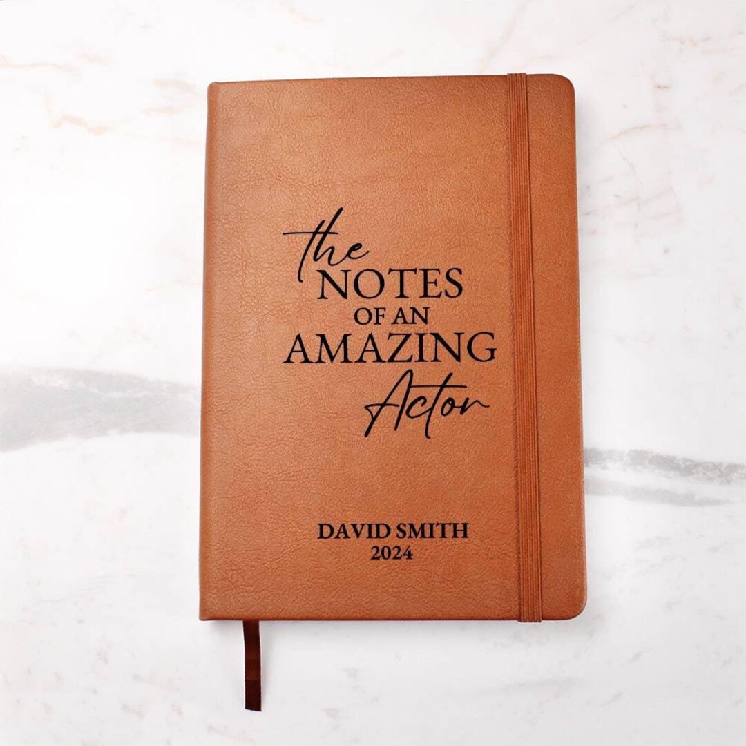Actor Gift Personalized Custom Journal Notebook - Theatre Student Gift ...
