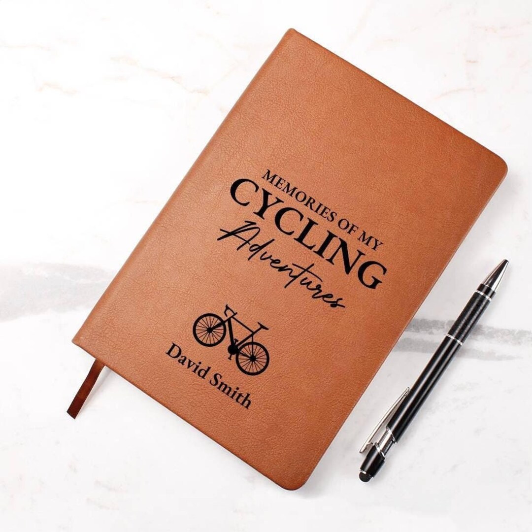 Cycling Adventure Gift Personalized Custom Journal Notebook - Memory ...