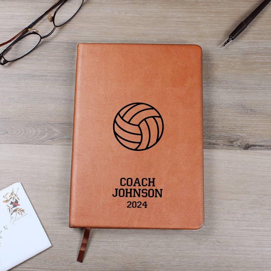 Volleyball Coach Personalized Custom Journal Notebook - Coach ...