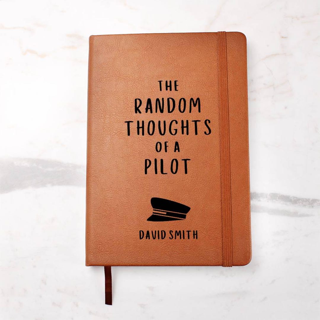 Pilot Gift Personalized Journal Custom Notebook - Best Pilot Gift ...