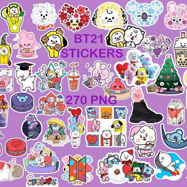 Bt21 Sticker - Etsy