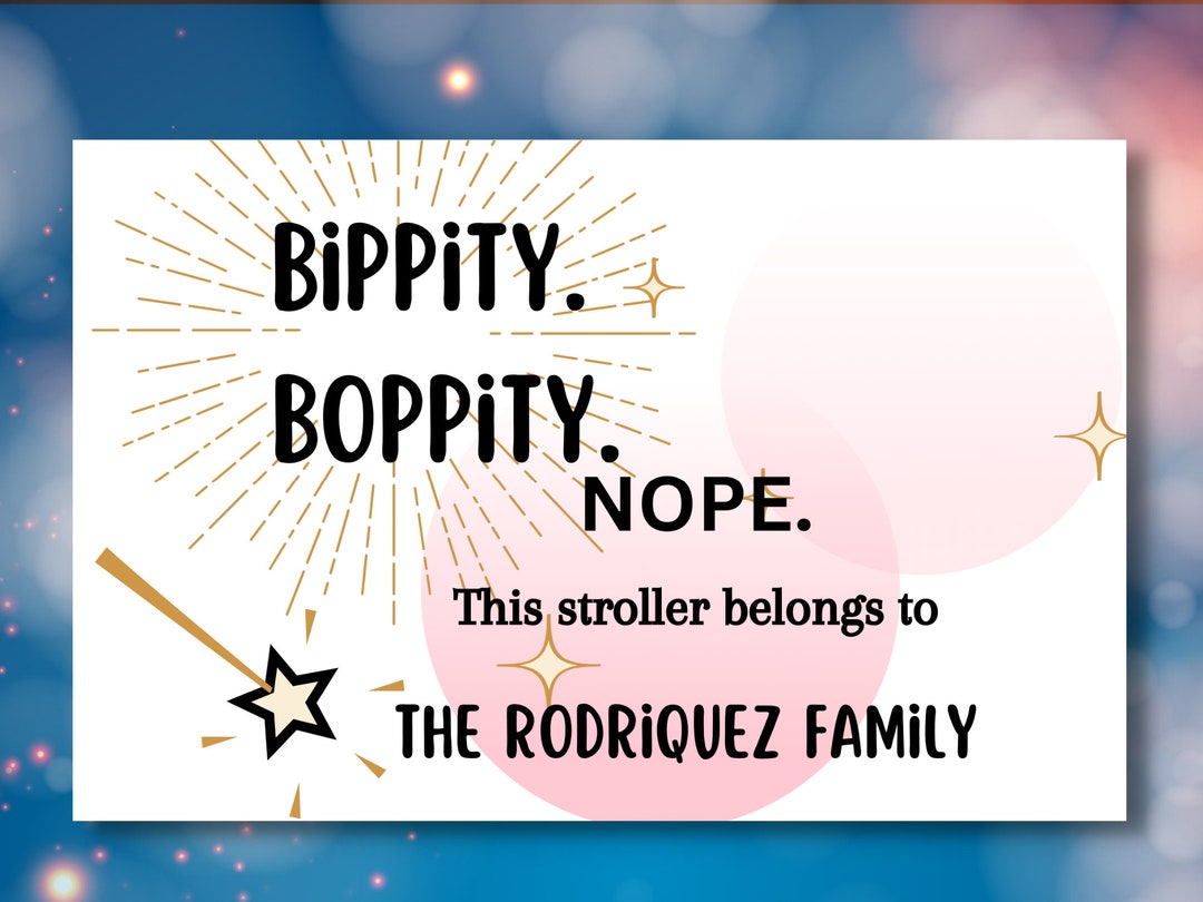 Digital Stroller Tag, Stroller Sign - Etsy