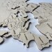 Country Wooden World Map Natural - Etsy