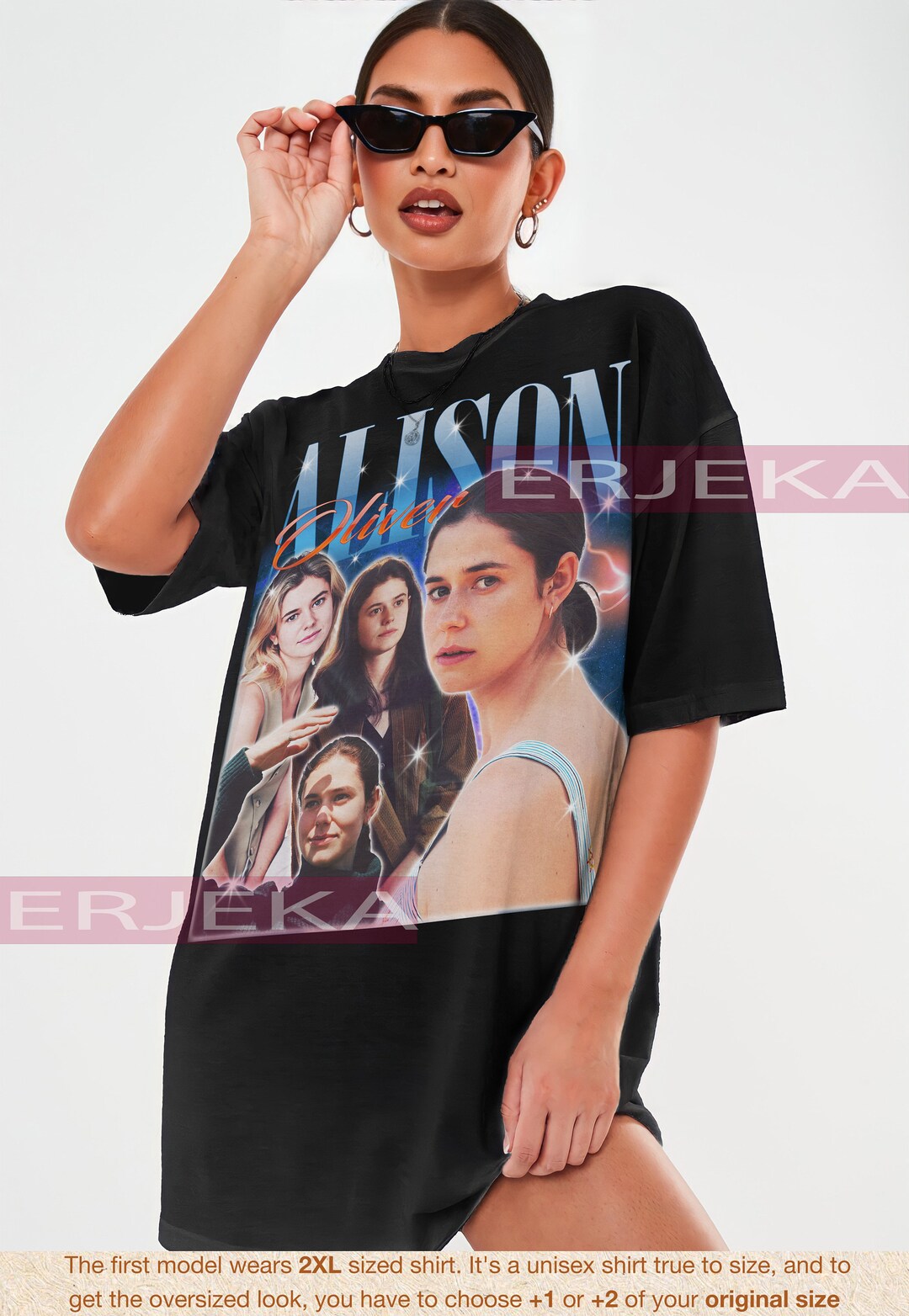 ALISON OLIVER Retro T-shirt Alison Oliver Tee Long Sleeve Shirt, Alison ...