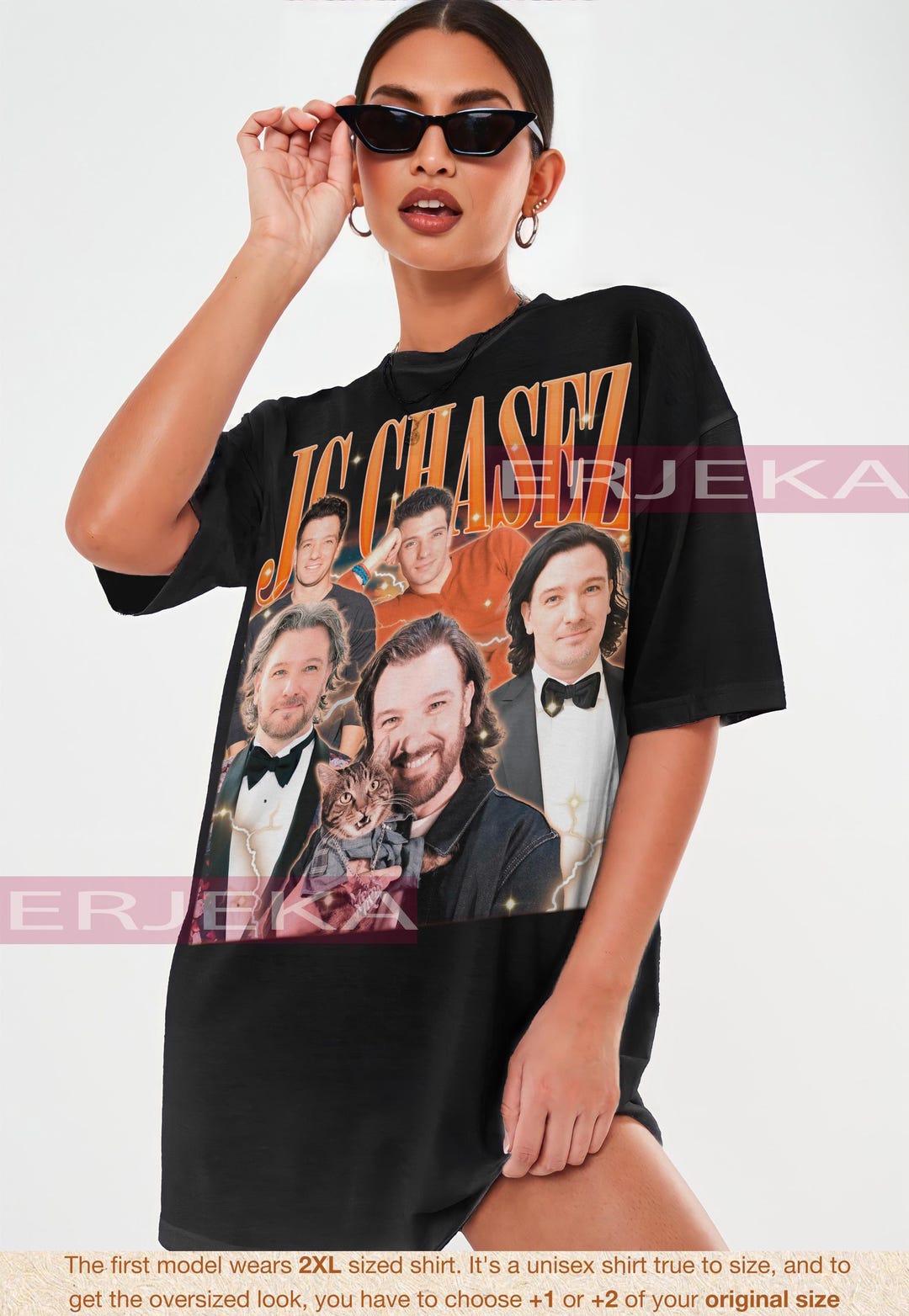 JC CHASEZ Vintage Shirt, JC Chasez Homage Tshirt, Jc Chasez Fan Tees ...