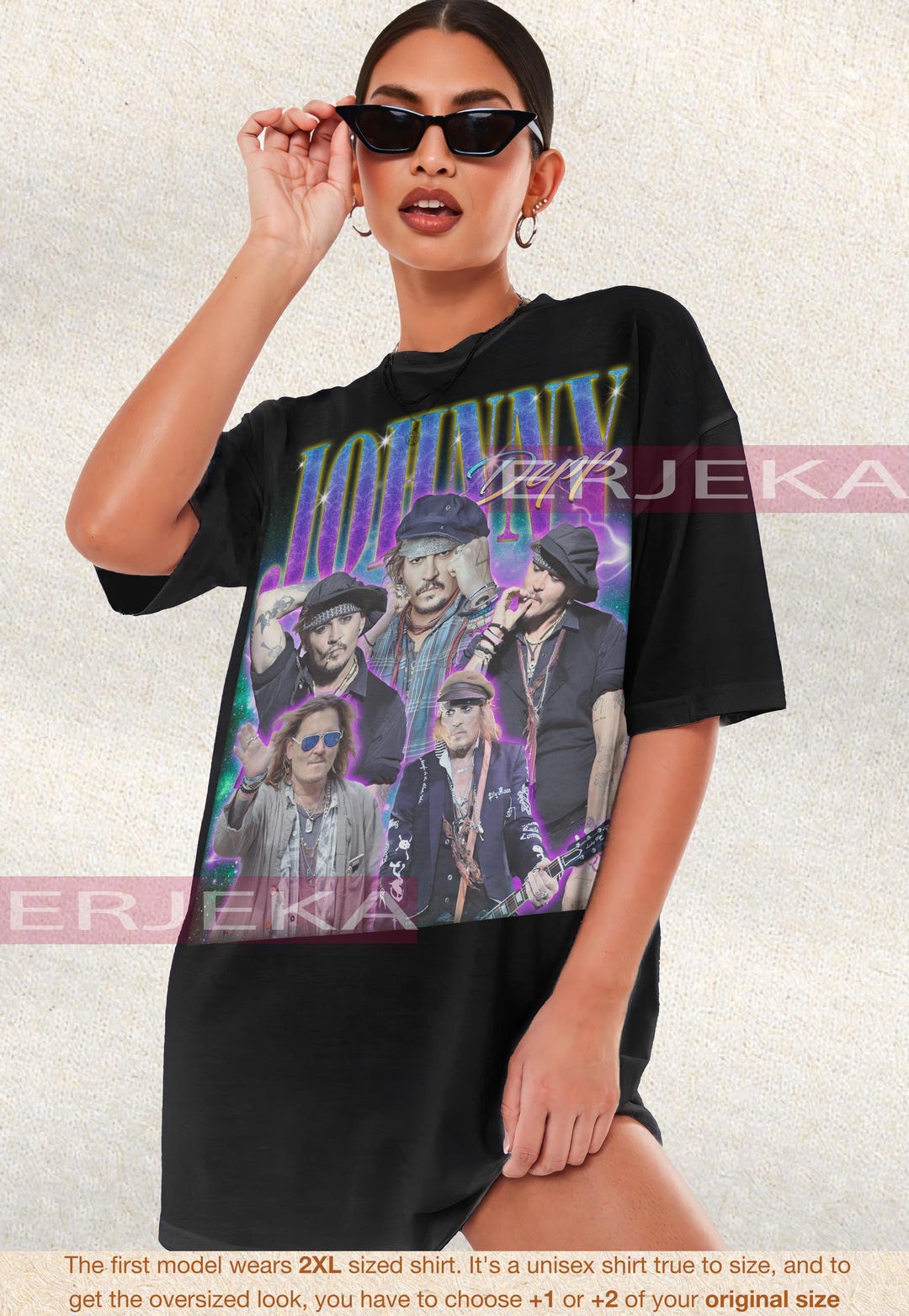 JOHNNY DEPP Vintage Shirt, Johnny Depp Homage Fan Tees, Johnny Depp ...