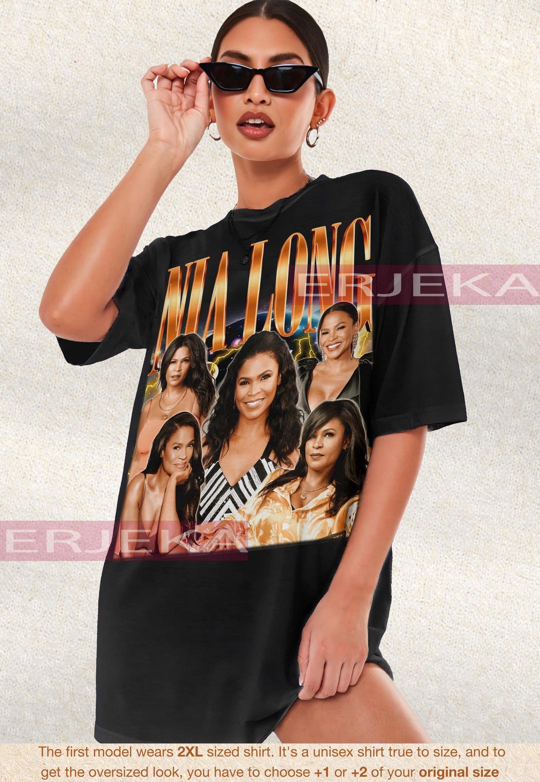 NIA LONG Vintage Shirt, Nia Long Homage Tshirt, Nia Long Fan Tees, Nia ...