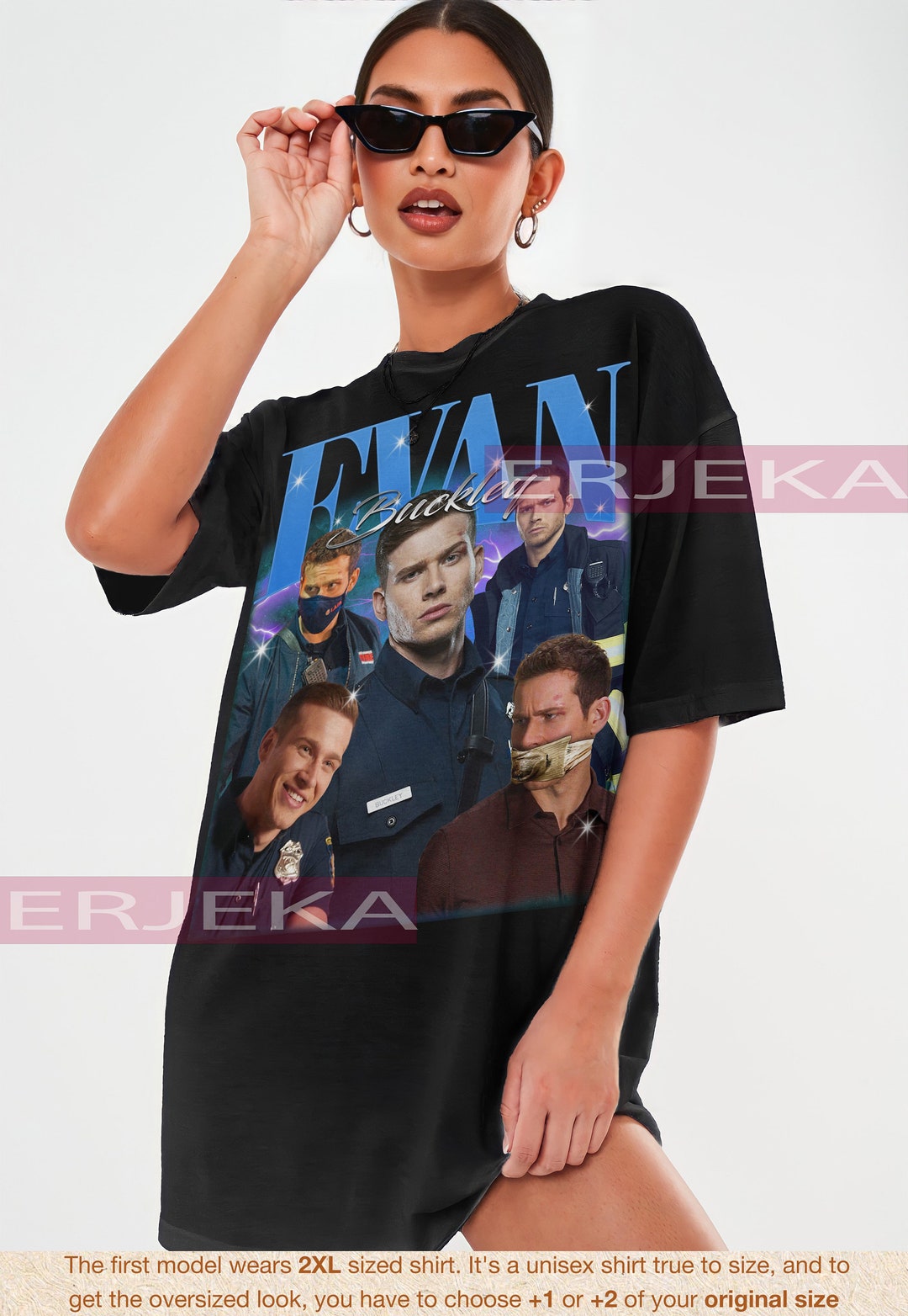 Retro EVAN BUCKLEY Vintage | Evan Buckley Homage Fan Tees | Evan ...