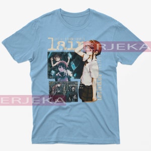 SERIAL Experiments LAIN Shirt, Cyberpunk Lain Iwakura Tshirt, Anime 90s ...