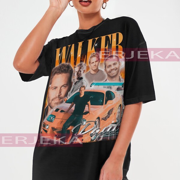 Paul Walker Tshirt - Etsy