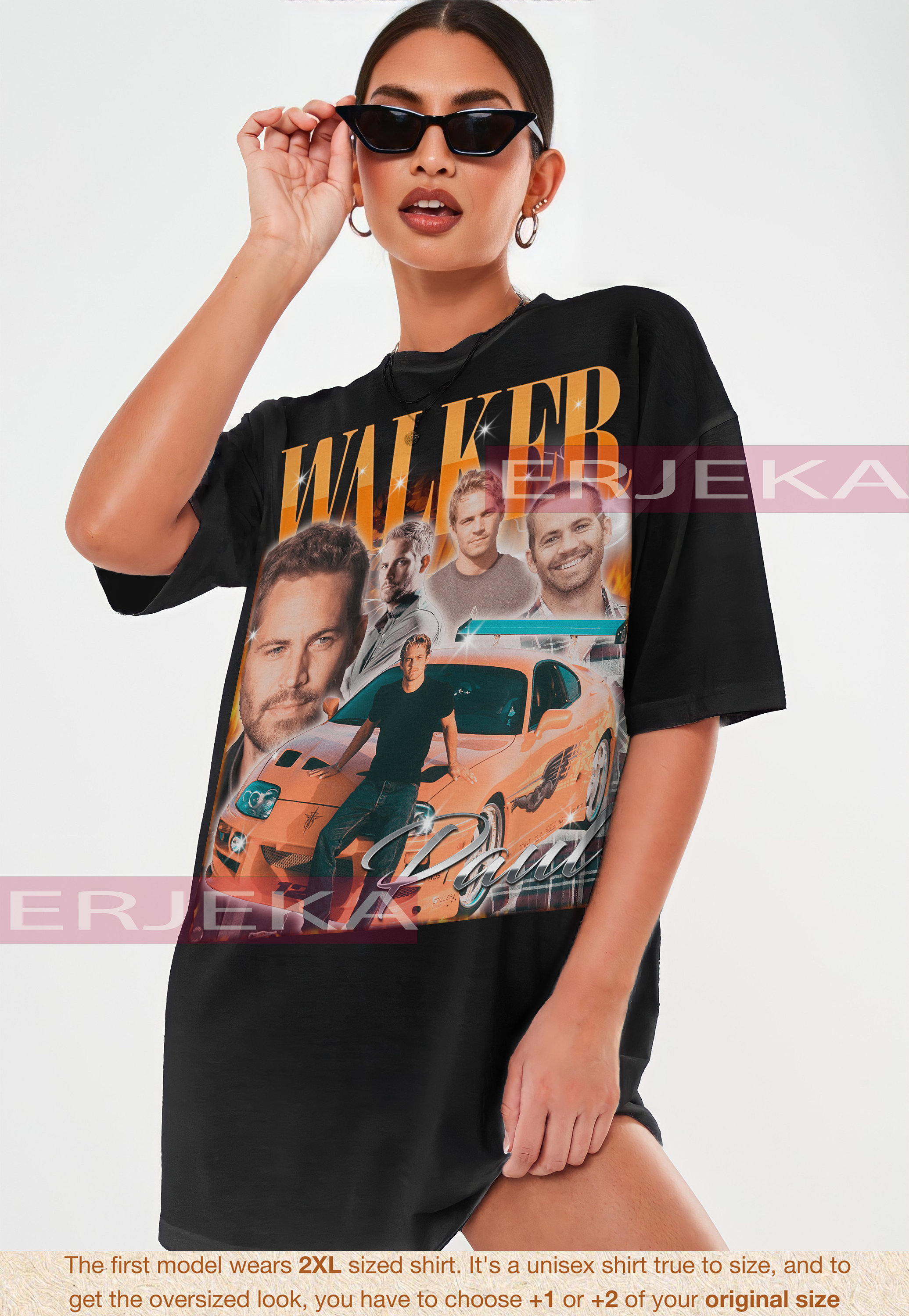 Camisa retro de Paul Walker Camiseta de Paul Walker,Camiseta de Paul ...