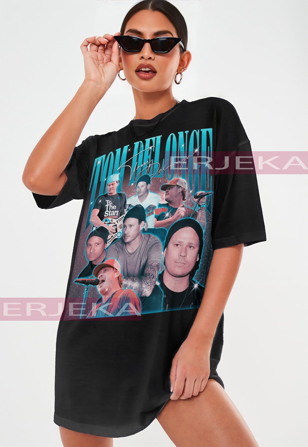 TOM DELONGE Vintage Shirt | Tom Delonge Homage Tshirt | Tom Delonge Fan ...