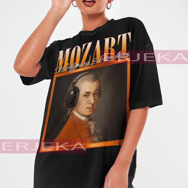 Wolfgang Amadeus Mozart T Shirt - Etsy