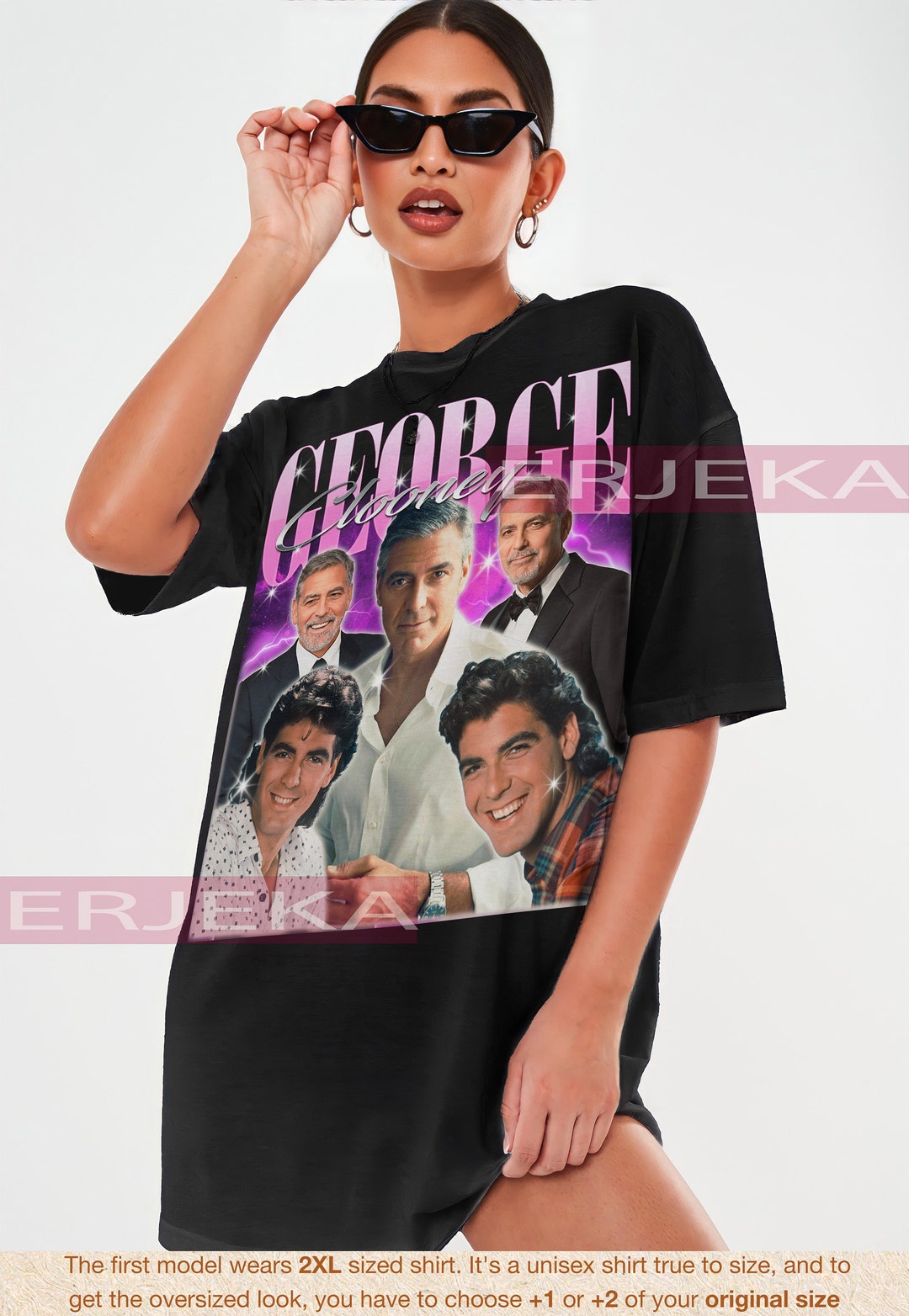 RETRO GEORGE CLOONY Shirt, George Clooney Vintage Shirt | George ...