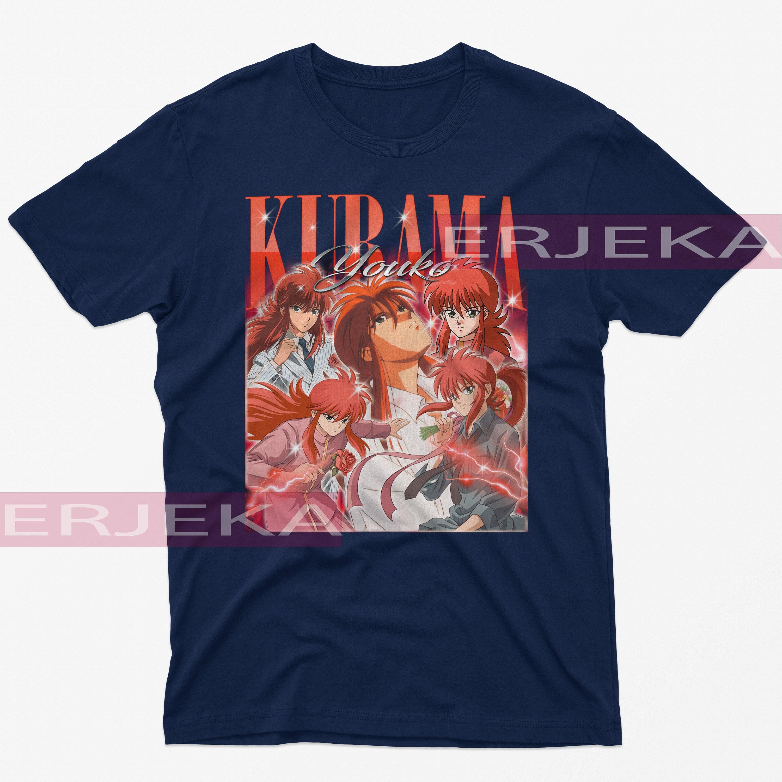Kurama Youko YYH Shirt Anime Gift for Him, Hiei Puu YYH Sticker, Botan ...