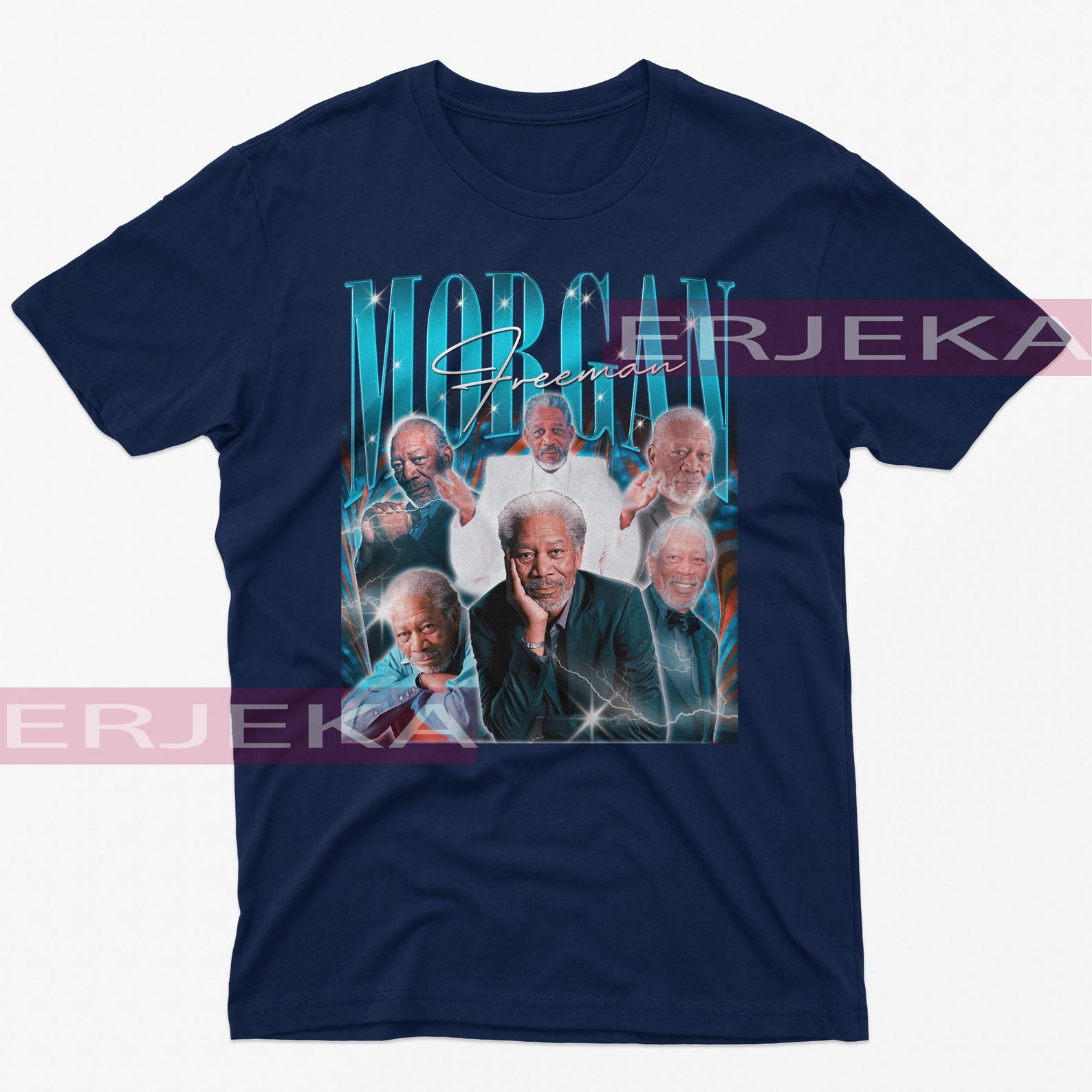 MORGAN FREEMAN Shirt, Actor, Director, Narrator Red Morgan Freeman ...