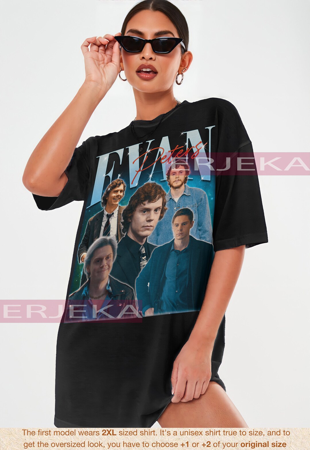 UPDATED EVAN PETERS Vintage Shirt | Evan Peters Homage Tshirt | Evan ...
