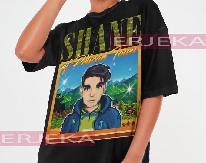 Shane Stardew Valley T-shirt, Stardew Valley Character Shane Gift ...