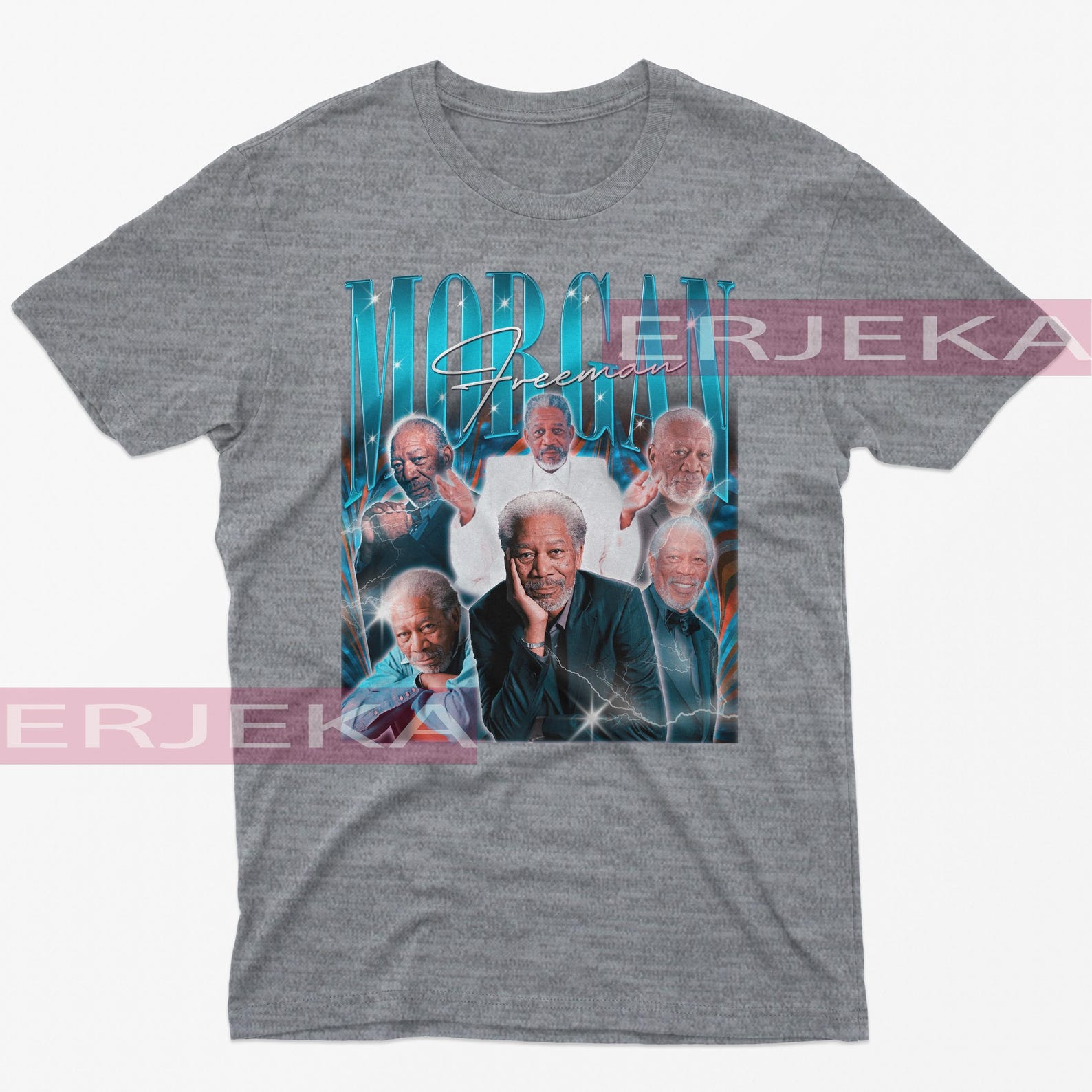MORGAN FREEMAN Shirt, Actor, Director, Narrator Red Morgan Freeman ...