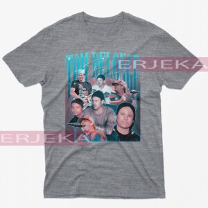 TOM DELONGE Vintage Shirt | Tom Delonge Homage Tshirt | Tom Delonge Fan Tees | Tom Delonge Retro ...