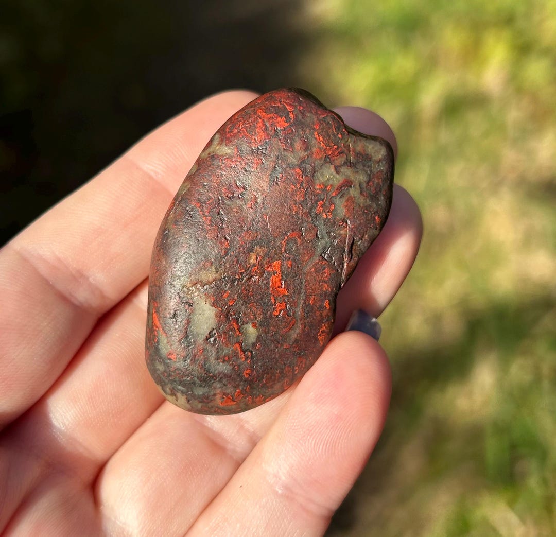 Scottish Brecciated Jasper Stone, Hand Polished, Crystals, Rocks and ...