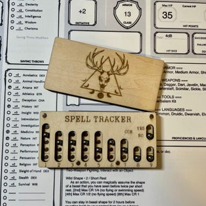 Spell Tracker dnd 5e - Etsy