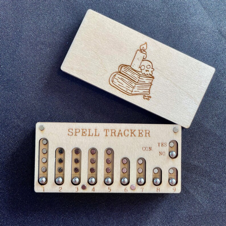 Spell Tracker (dnd 5e) - Etsy