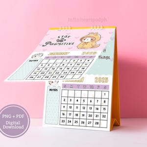 Cat Calendar 2025, Desk Calendar, Calendar Printable, Calendar 2025 ...