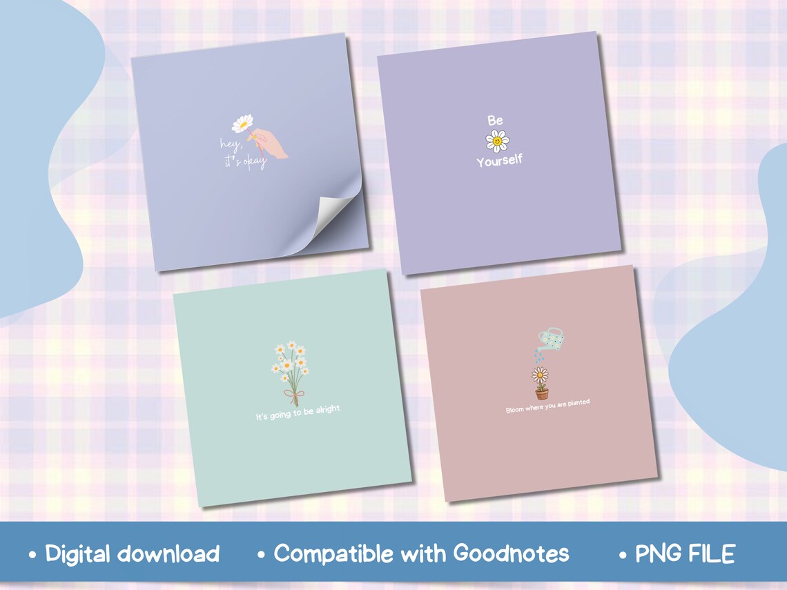 Daisy Flower Notepad, Daisy Flower Printable Notepad, Daisy Flower Memo ...