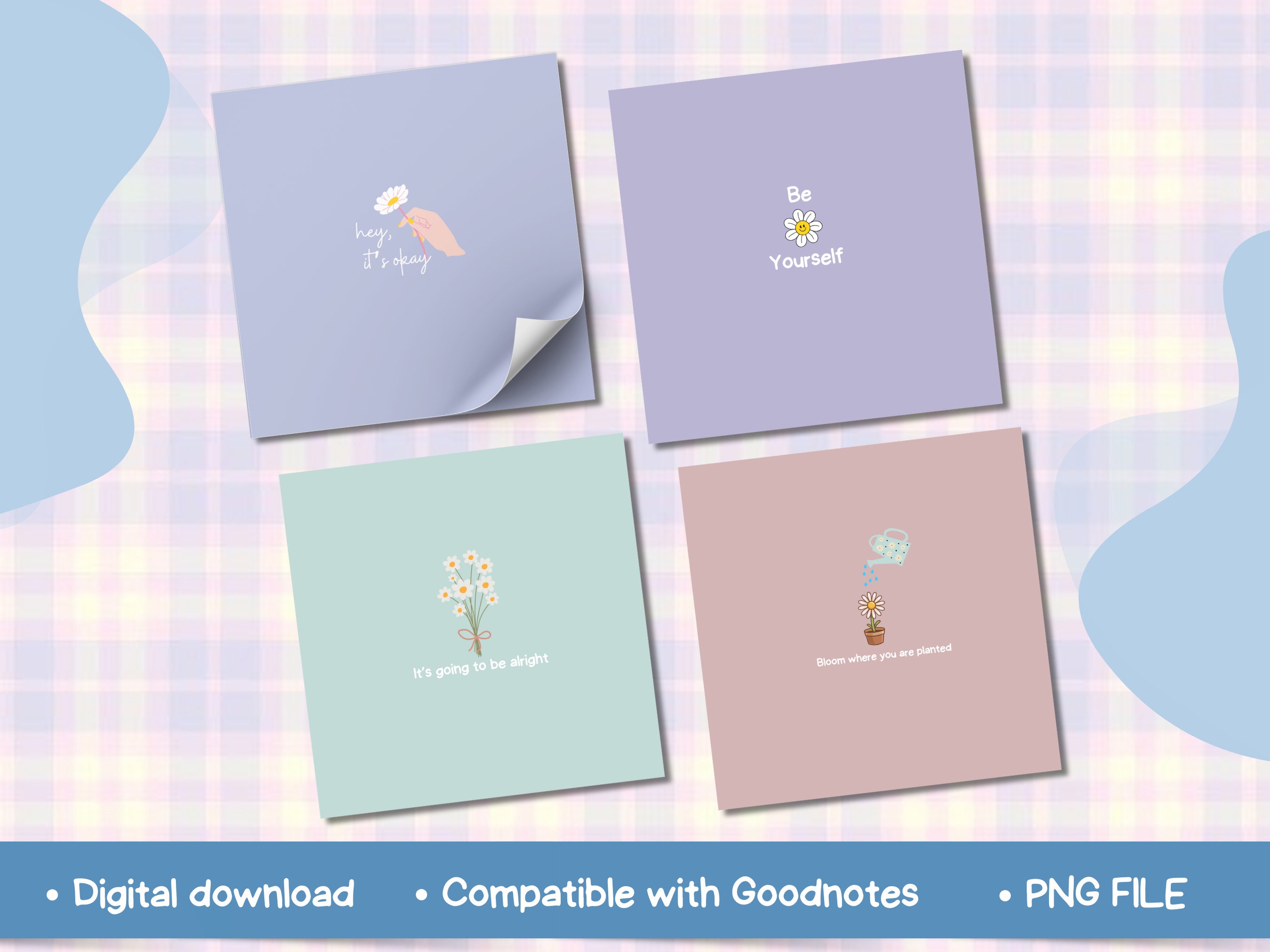 Daisy Flower Notepad, Daisy Flower Printable Notepad, Daisy Flower Memo ...