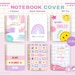 Pastel Notebook Cover: Printable A5 Journal Template (PDF Download) - Etsy