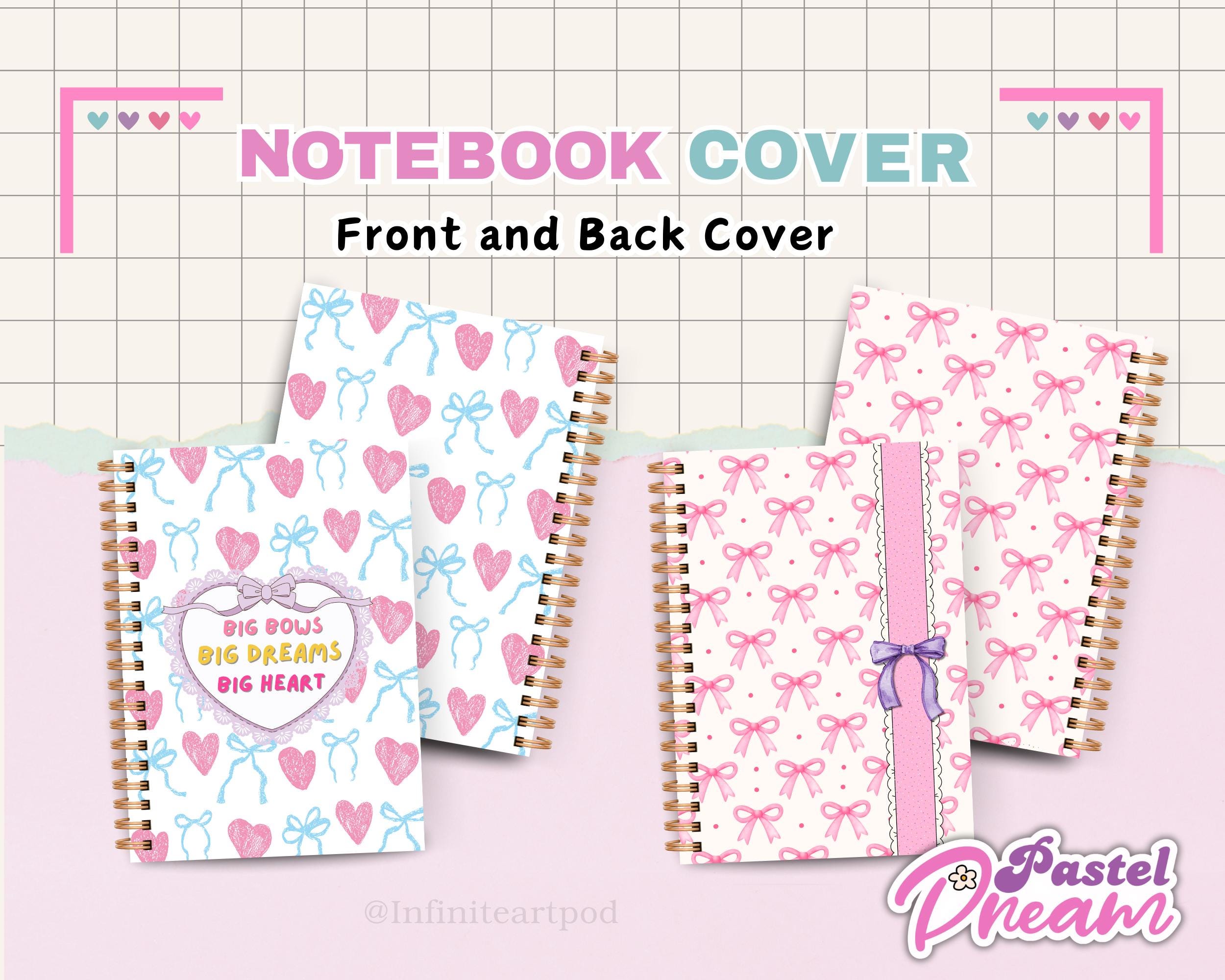 Coquette Notebook Cover: Ribbon & Lace A5 Template (digital Download ...