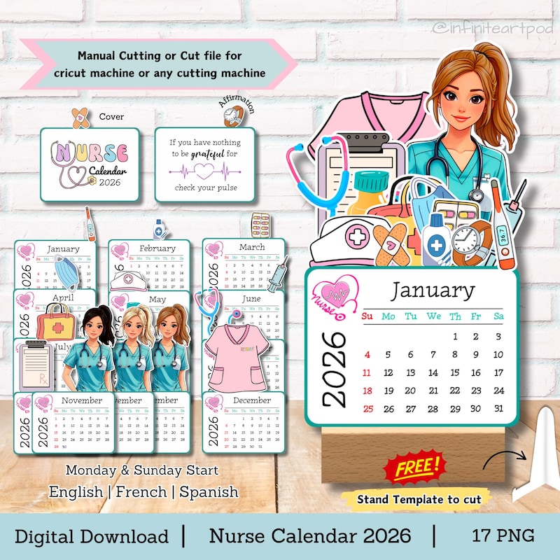 Mini Calendar Medical - Etsy