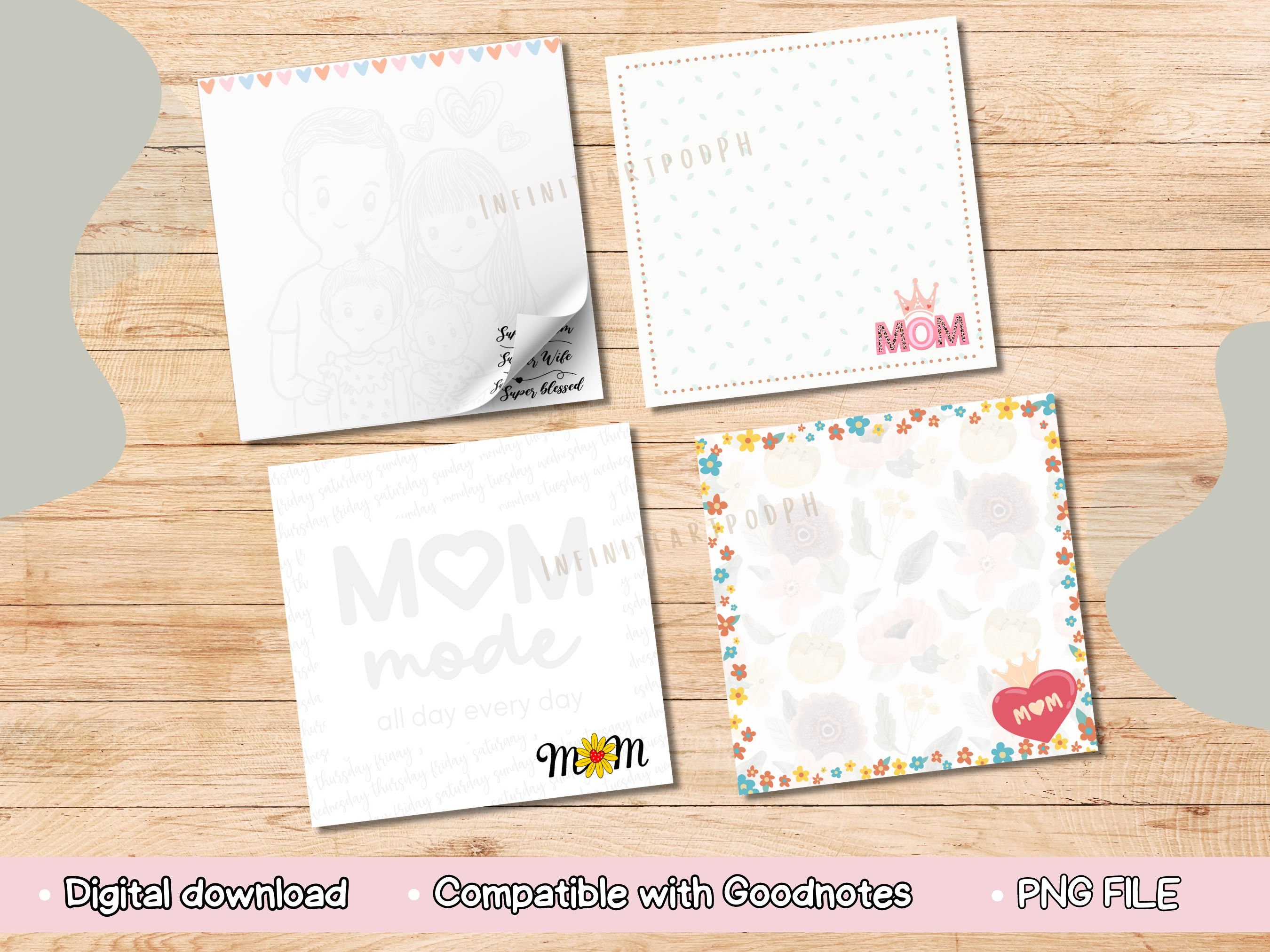 Mothers Day Notepad, Mom Notepad, Gift for Mom Notepad, Mom Memo Pad ...