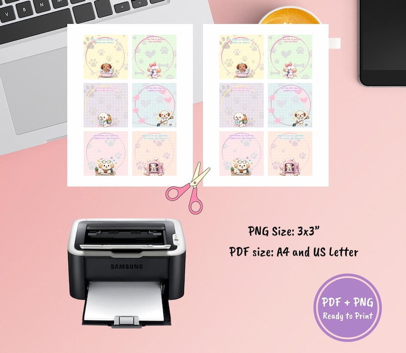 Kawaii Dog Notepad, Cute Notepad, Memopad, Kawaii Notepad, to Do List ...