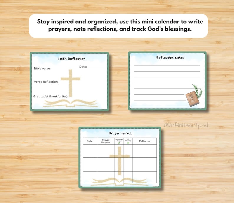 Bible Verse Calendar 2026, Scripture Desk Calendar, Faith Journal, PNG ...
