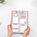 Bunny Notepad, Bunny Planner, Daily Planner, Monthly Planner, Weekly ...